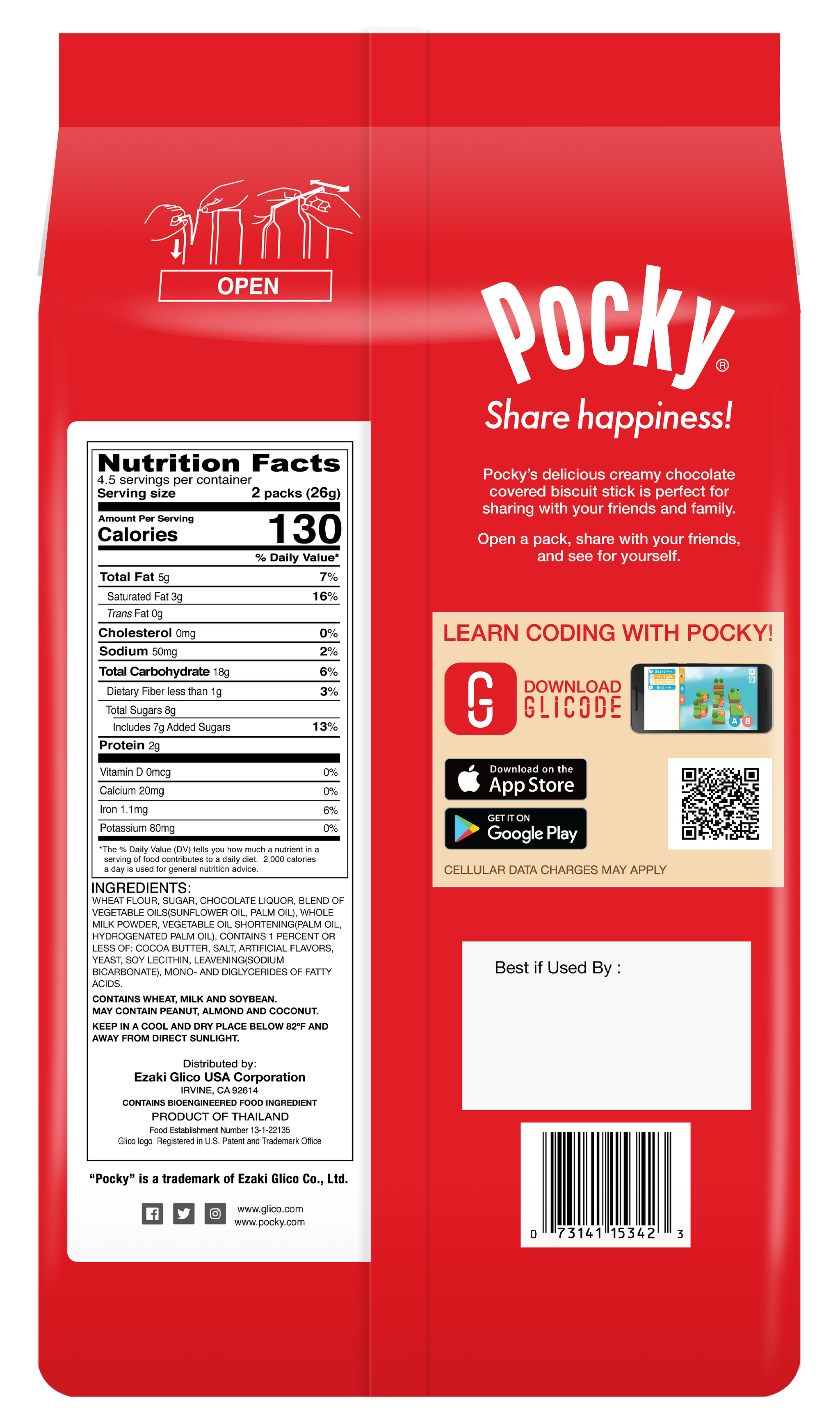 Pocky Chocolate | The Original Japanese Snack from Glico USA – Glico ...